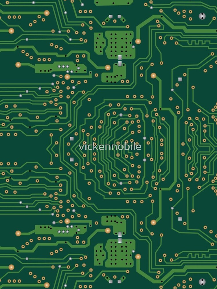 "Computer Motherboard Pattern" iPhone Case for Sale by vickennobile ...