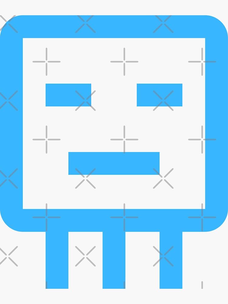 "Minecraft Skeleton" Sticker for Sale by CorneliusDesign | Redbubble
