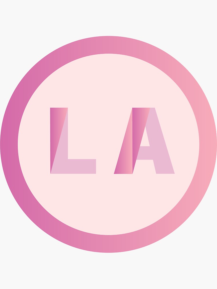 "Los Angeles- LA sticker" Sticker for Sale by kryder15 | Redbubble