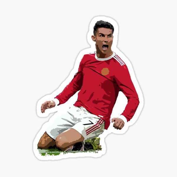 "Cristiano Ronaldo" Sticker for Sale by raffrasta | Redbubble