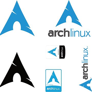 "Arch Linux Set" Sticker for Sale by FavnCraftsh | Redbubble