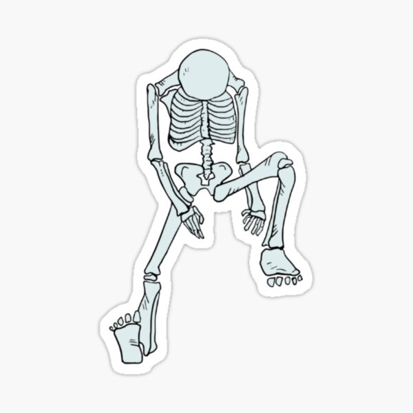 "Giant skeleton" Sticker for Sale by CorneliusDesign | Redbubble