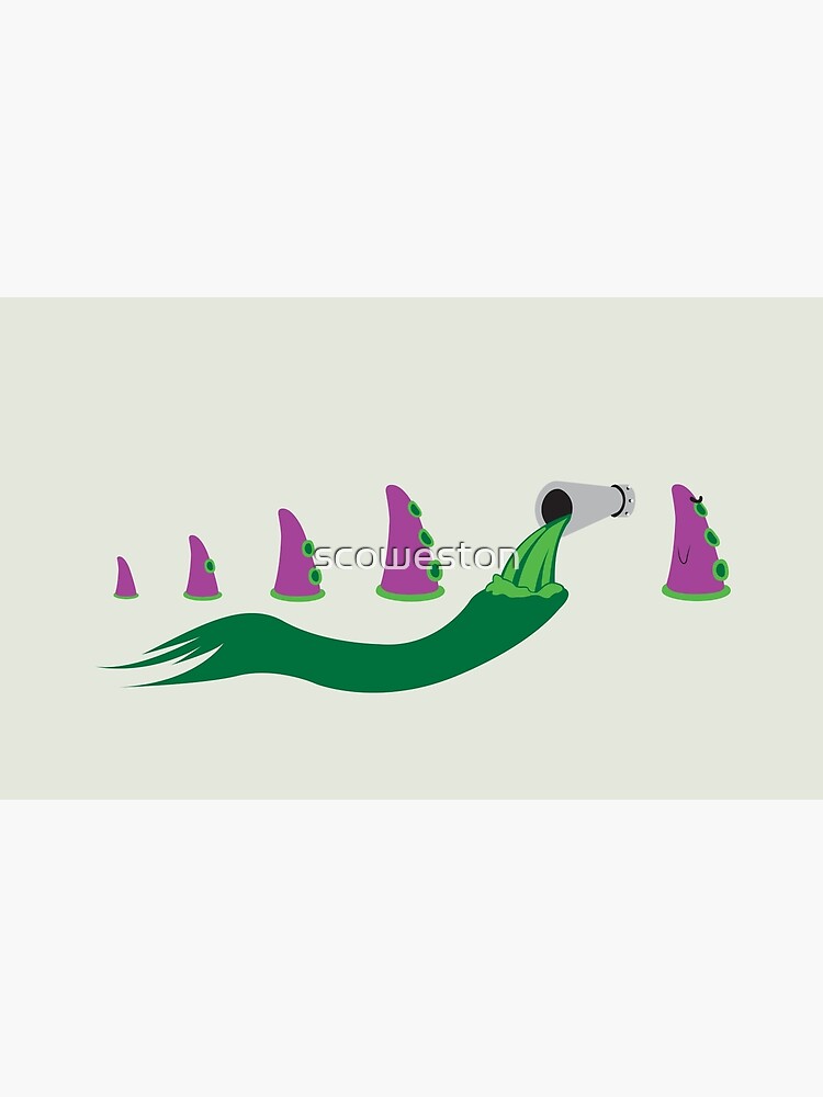 "Evolution of Purple Tentacle Green Ooze" Art Print for Sale by ...