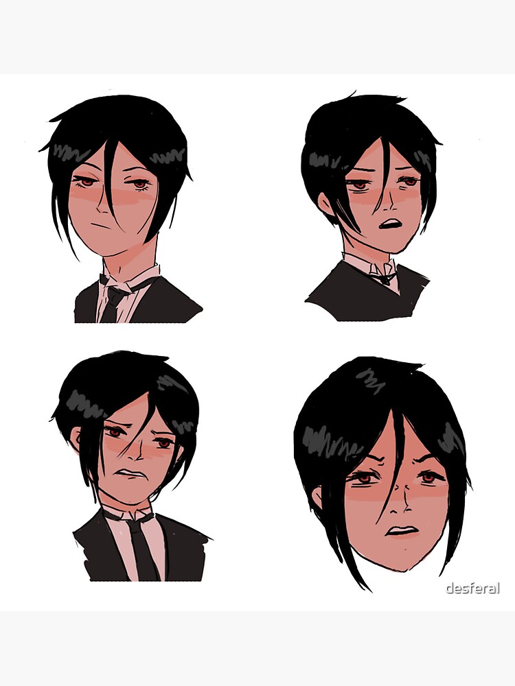 "Sebastian sticker set" Sticker by desferal | Redbubble