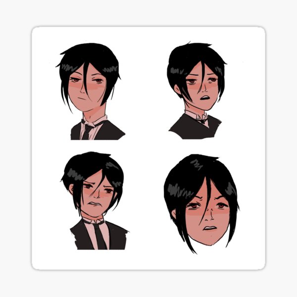 "Sebastian sticker set" Sticker by desferal | Redbubble