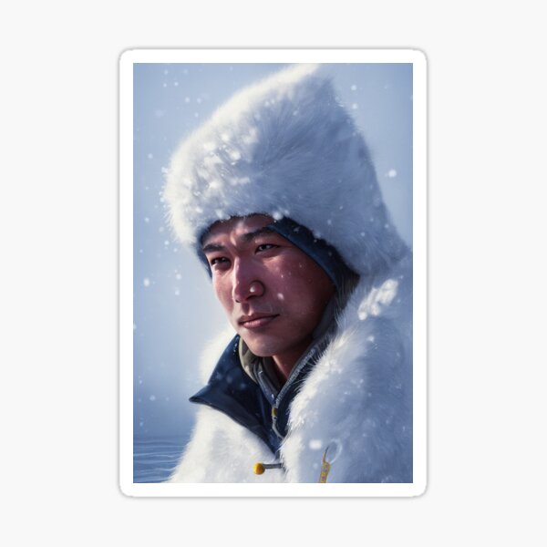 "Siberian Eskimo" Sticker for Sale by chatzous | Redbubble