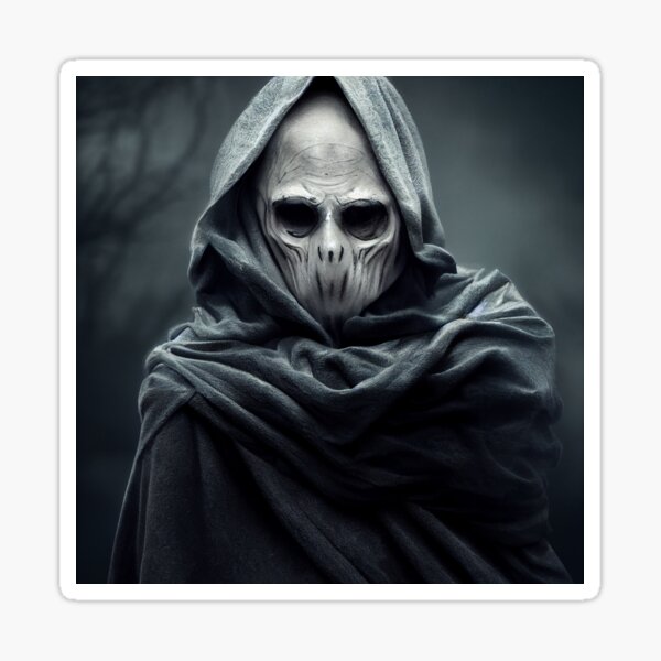 "Portrait of the Magical Specter" Sticker for Sale by Marchienneur ...