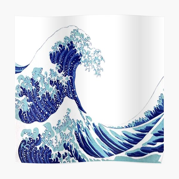"Big Wave" Poster for Sale by haalaa | Redbubble