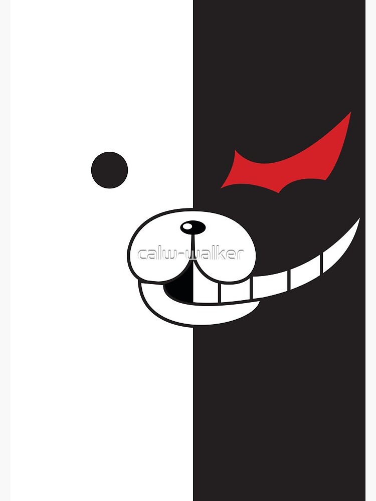 "DanganRonpa Monokuma Face" Spiral Notebook by calw-walker | Redbubble