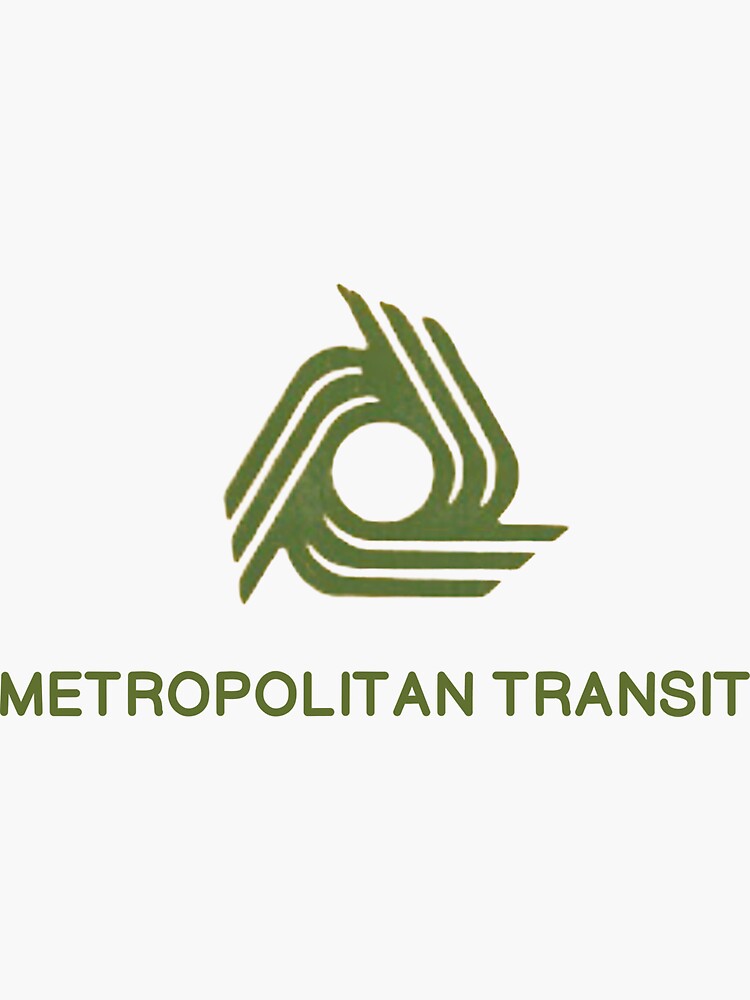 "Metropolitan Transit (The Met)" Sticker for Sale by Left Turn | Redbubble