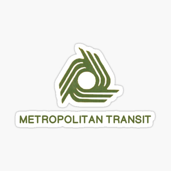 "Metropolitan Transit (The Met)" Sticker for Sale by Left Turn | Redbubble