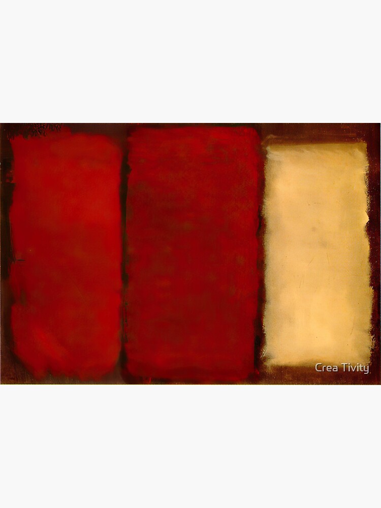 "Mark Rothko artwork" Sticker for Sale by Reda-Design | Redbubble