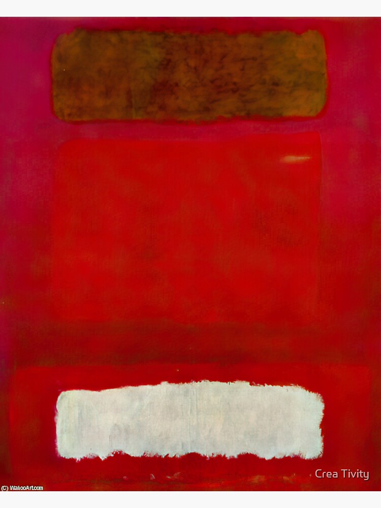 "Mark Rothko artwork" Sticker for Sale by Reda-Design | Redbubble