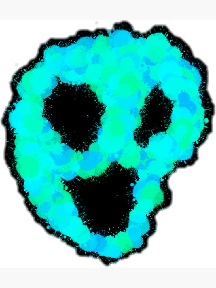 "Space Mist Skull" Poster for Sale by Dannyballsub | Redbubble