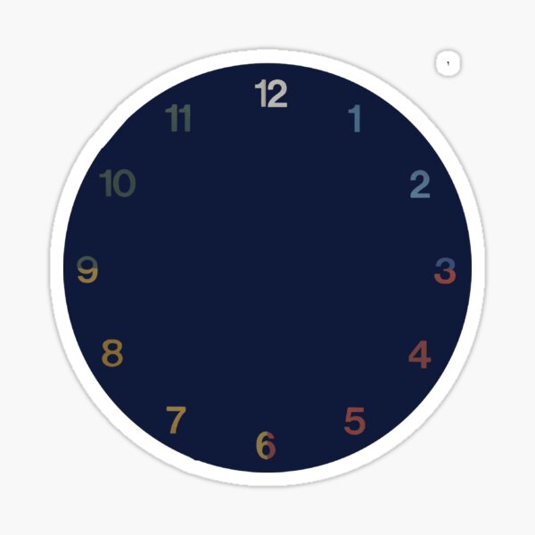 "midnights Taylor swift clock" Sticker for Sale by maddycalvo | Redbubble