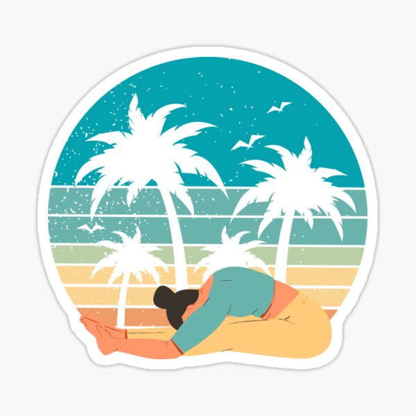 "Life Is All About Balance 3 | Life Is All About Balance Yoga" Sticker ...