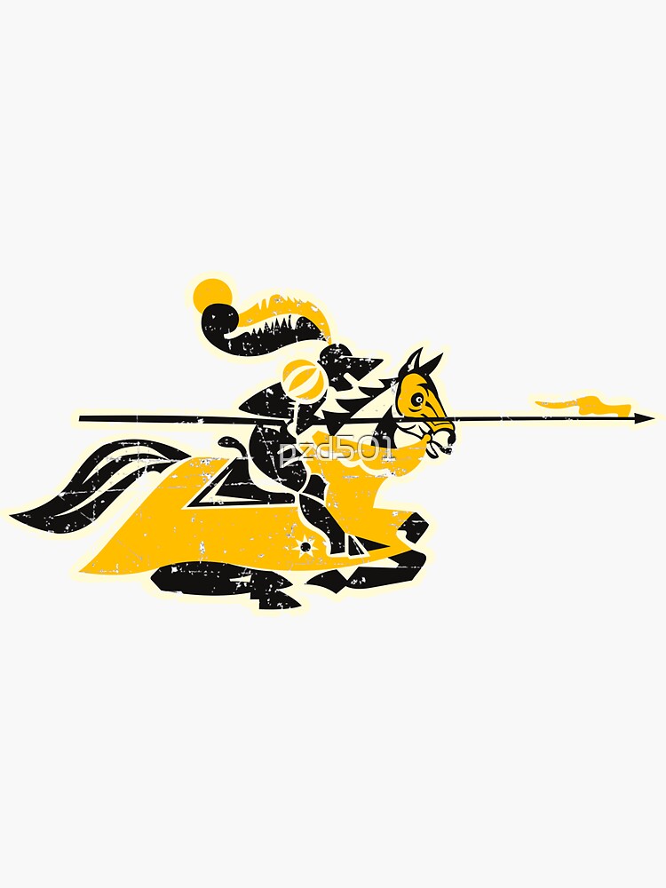 "sPzAbt 505 Heavy Panzer Battalion - Charging Knight - 3.Kompanie - Grunge Style" Sticker for ...