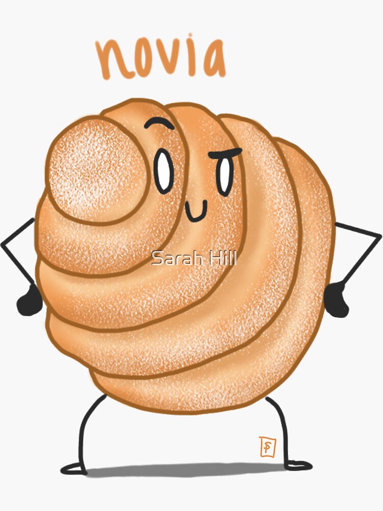 "Novia (Pan Dulce Squad)" Sticker for Sale by saponce | Redbubble