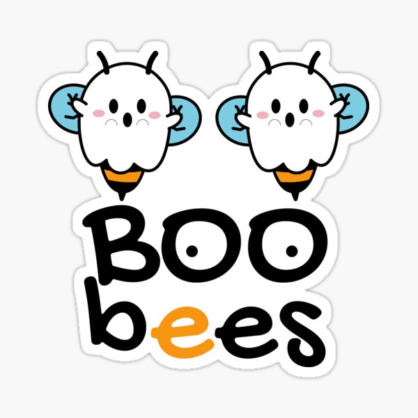 "Boo Bees" Sticker for Sale by CloseButton | Redbubble