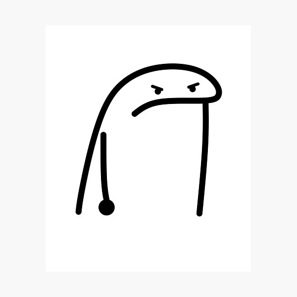 "Angry Flork meme stickers " Photographic Print for Sale by ...
