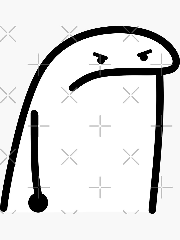 Pegatina «Pegatinas de meme Angry Flork» de ChStockOfficial | Redbubble