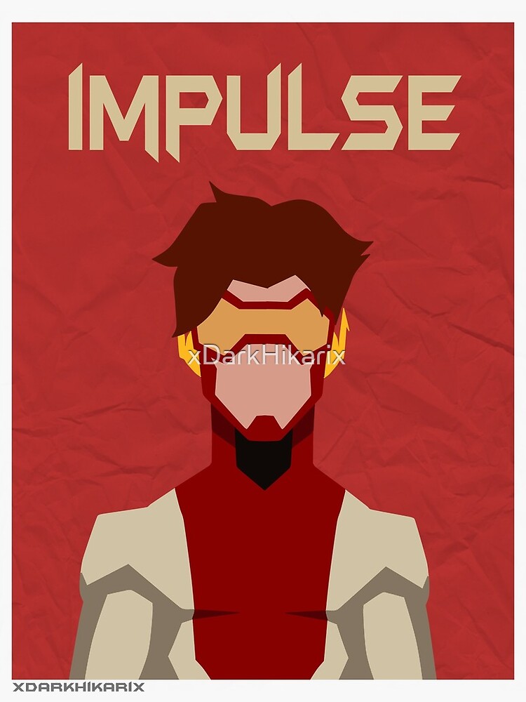 "Young Justice: Minimalist Impulse Poster" Canvas Print for Sale by ...