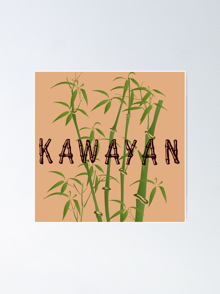 "Kawayan- Bamboo Tree" Poster for Sale by ColoursView | Redbubble