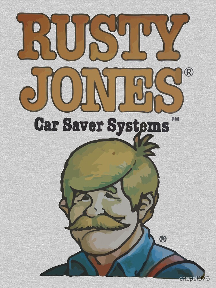 "Rusty Jones Rust Prevention HiFi" T-shirt for Sale by chapel976 ...