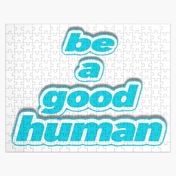 Puzzle «Sé un buen ser humano, Frases de arte pop, Frases inspiradoras ...