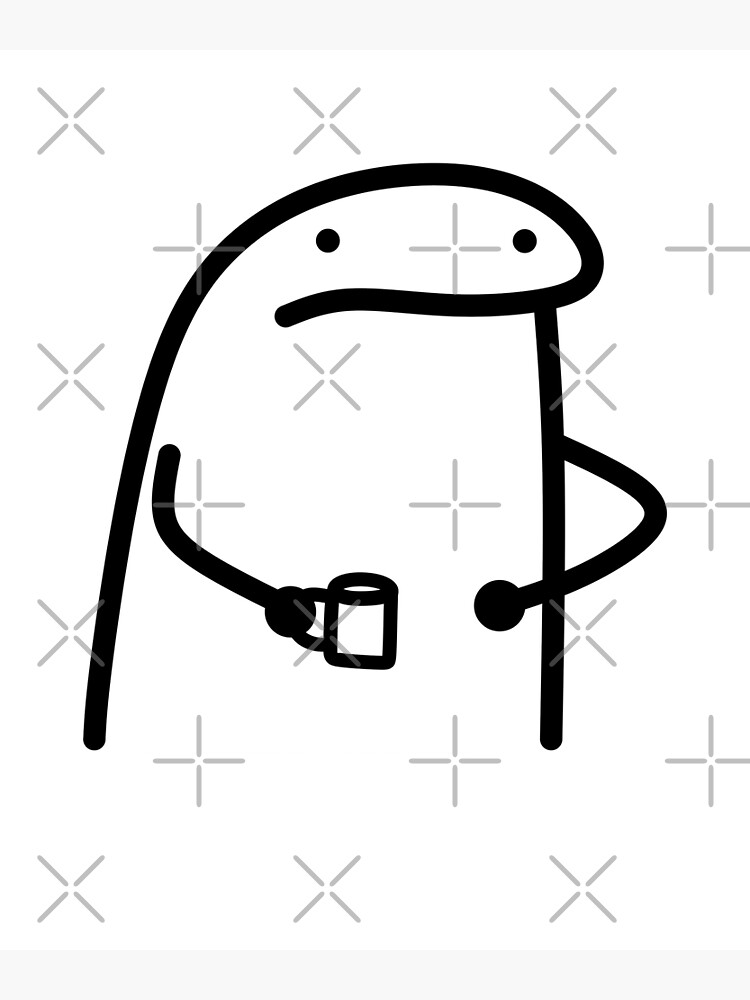 "Flork waiting meme stickers " Poster for Sale by ChStockOfficial ...