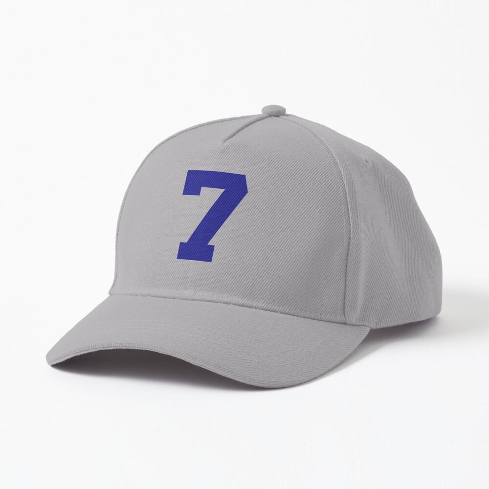 "Number 7, Blue seven, Sports number seven" Sticker for Sale by ...