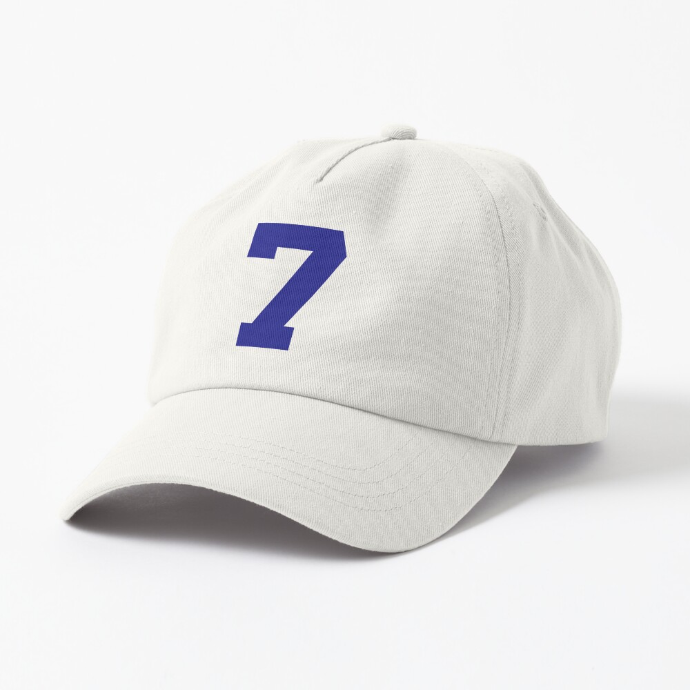 "Number 7, Blue seven, Sports number seven" Sticker for Sale by ...