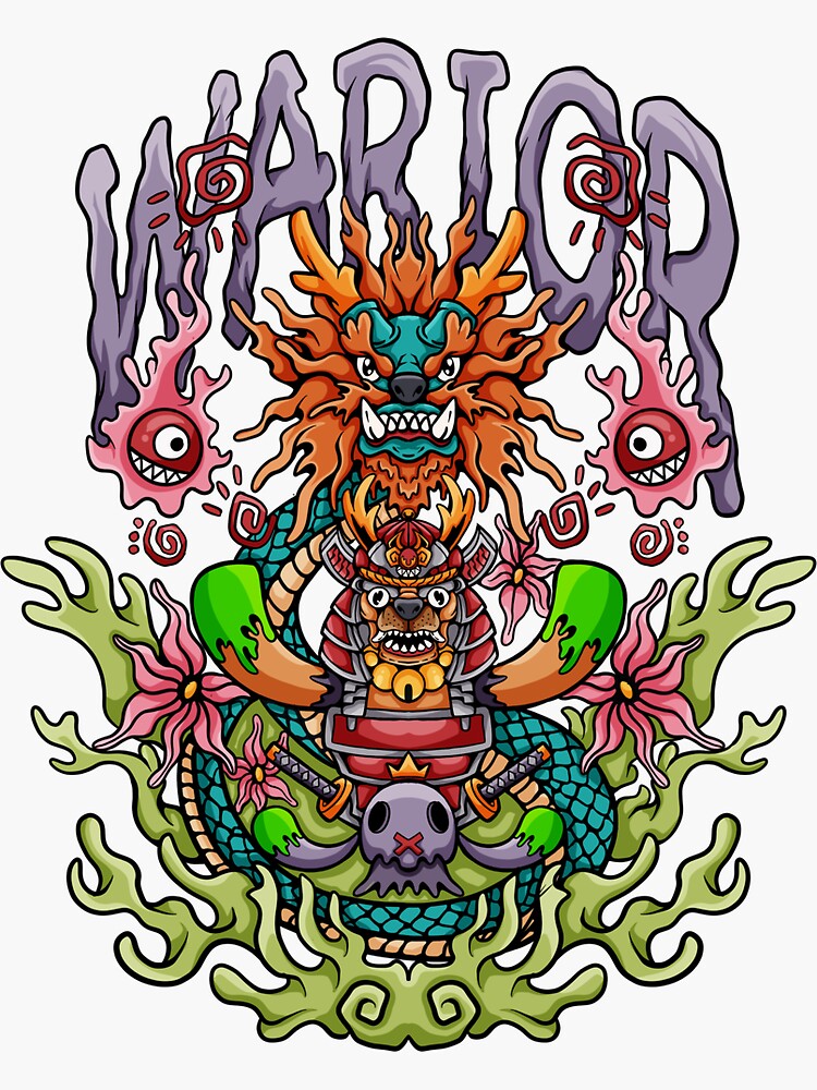 "warior" Sticker for Sale by koyung500Store | Redbubble