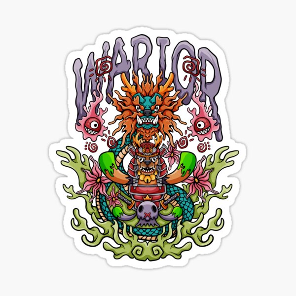 "warior" Sticker for Sale by koyung500Store | Redbubble