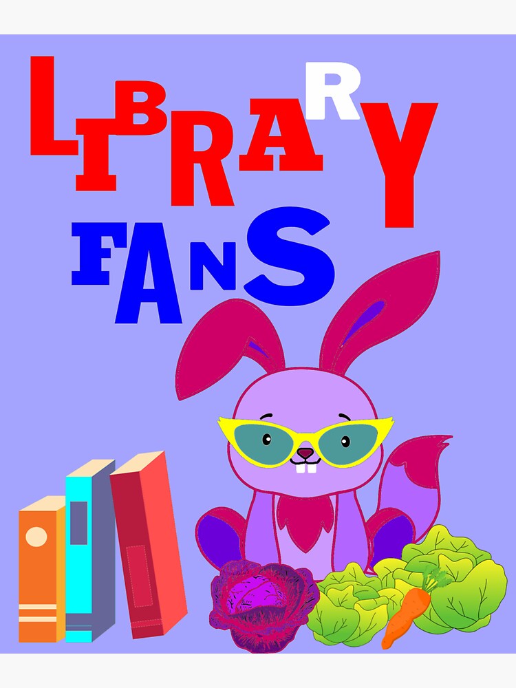 "For Kids - LIBRARY FANS " Sticker for Sale by ARTQuin | Redbubble