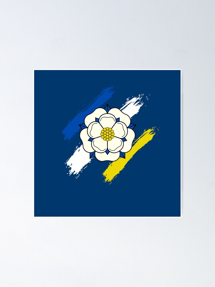 "Yorkshire Rose of Leeds" Poster for Sale by vectorfootball | Redbubble