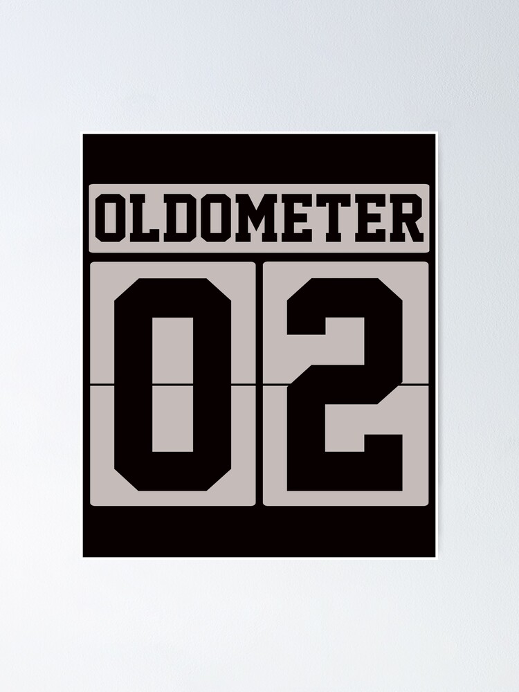 Póster «Oldometer 2.º cumpleaños 2 años Niños Niños Niñas» de ...