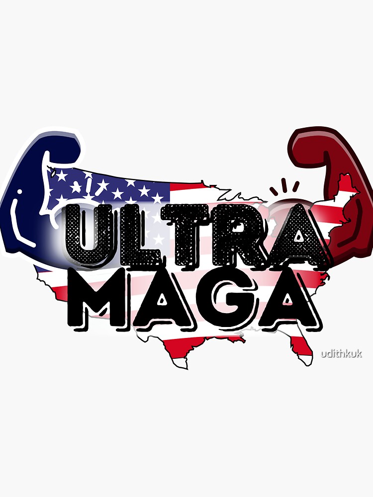 "Ultra Maga Gear T-Shirts & sticker" Sticker for Sale by udithkuk ...