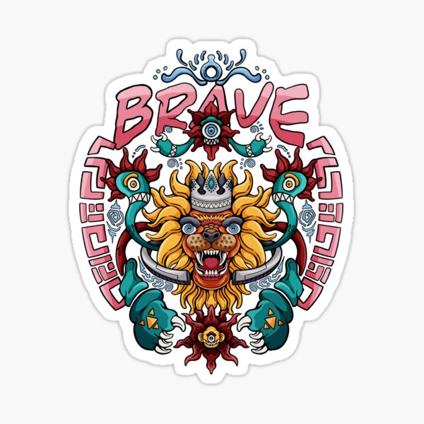 "Brave" Sticker for Sale by koyung500Store | Redbubble