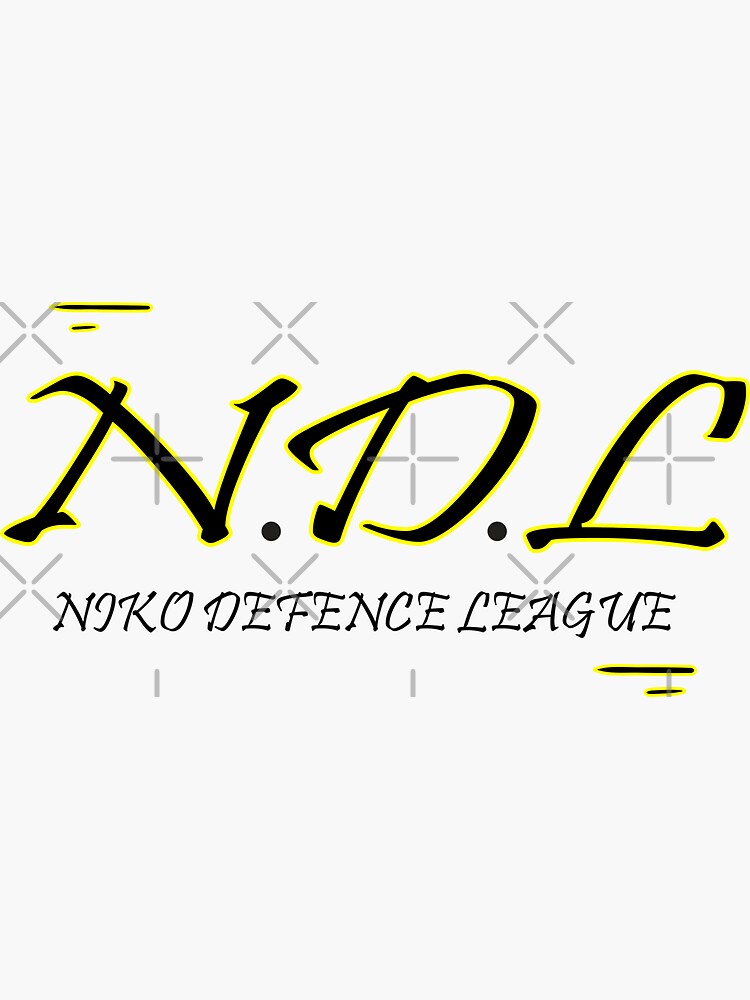 "NDL Niko merch Omilana lover NIKO DEFENCE LEAGUE" Sticker for Sale by ...