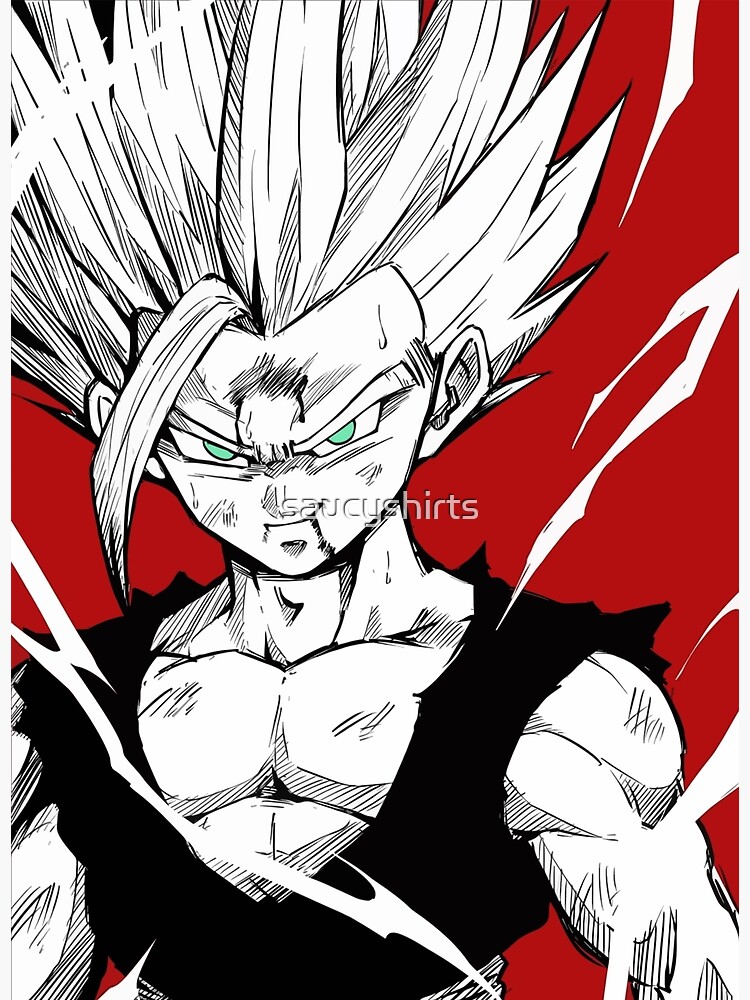 "Gohan | Super Saiyan 2 | Rage | Dragon Ball Z | Fanart" Poster for ...