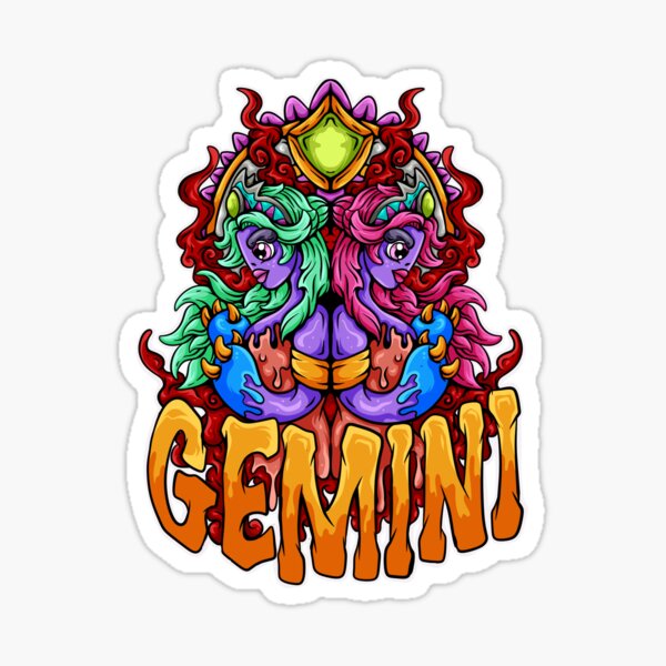 "Gemini" Sticker for Sale by koyung500Store | Redbubble