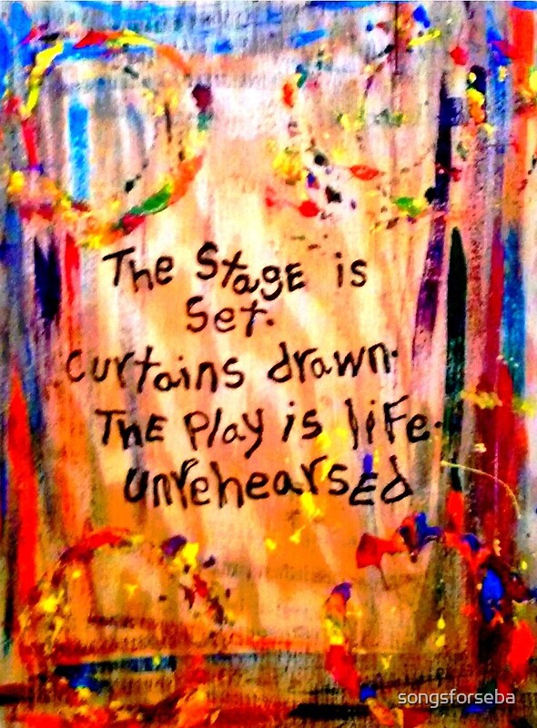 "the stage is set 3" by songsforseba | Redbubble