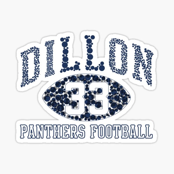 "Dillon Panthers Football - 33 DOTED STICKER" Sticker for Sale by MONS ...