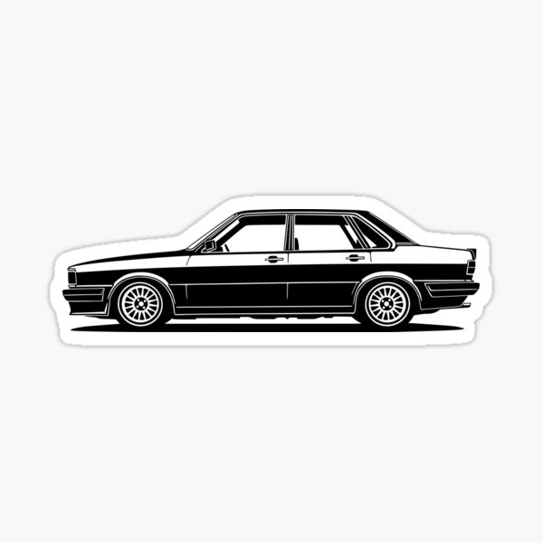 "Audi 80 B2 GTE cultural asset" Sticker for Sale by StickarGermany ...