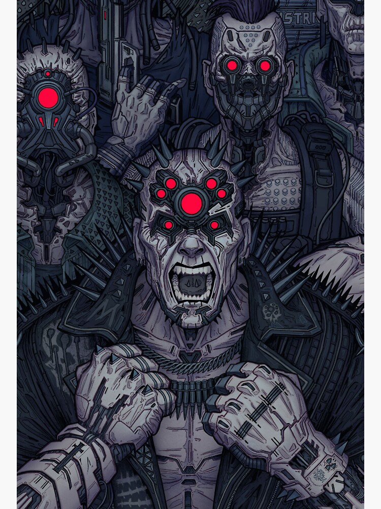 "Cyberpunk 2077 Maelstrom" Sticker for Sale by DariusNoxus | Redbubble