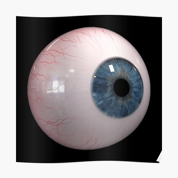 "eyeball" Poster for Sale by stickermonstery | Redbubble
