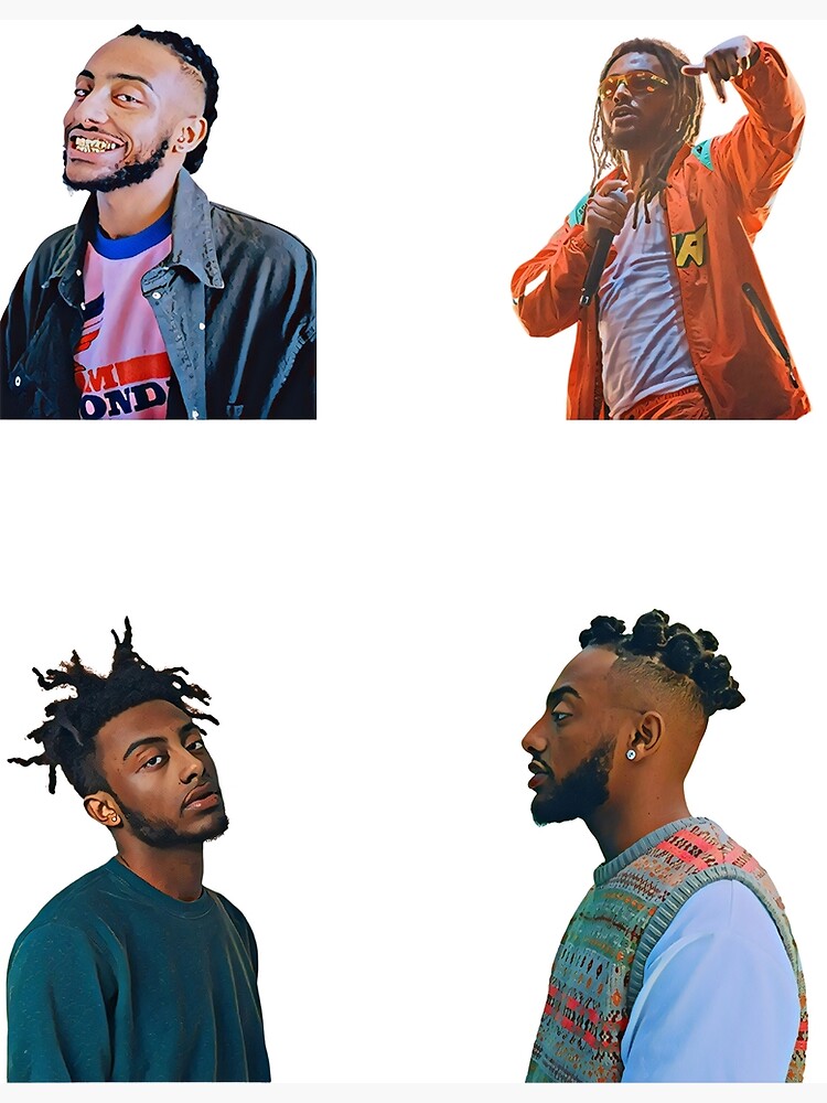 "Amine Rapper Sticker Pack " Poster for Sale by loyalistwhiz | Redbubble