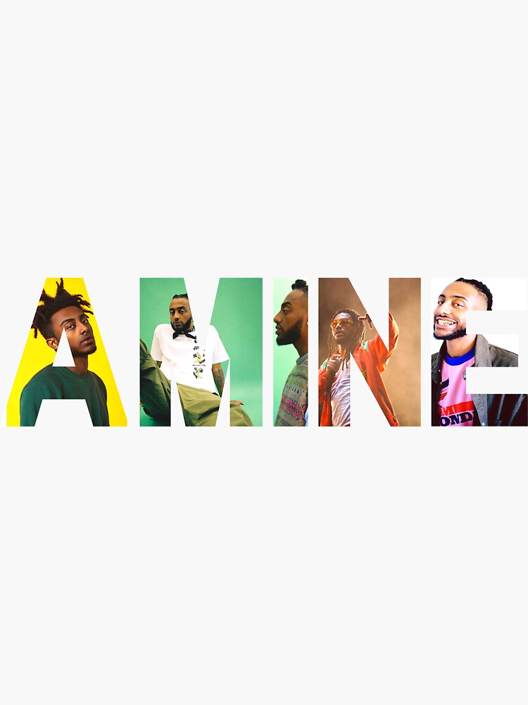 "Amine shirt and sticker | Amine Rapper Hoodie" Sticker for Sale by ...