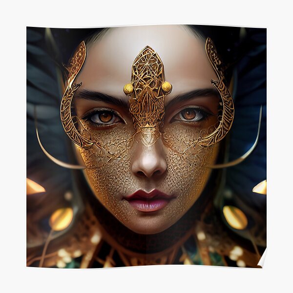 "Egyptian Goddess" Poster for Sale by fallen1art | Redbubble